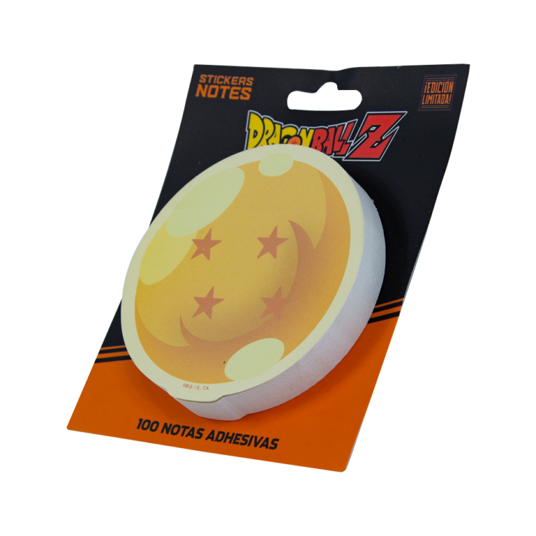 Notas Adhesivas Dragon Ball Z Esfera del Dragon 4 Estrellas 100 Notas ...